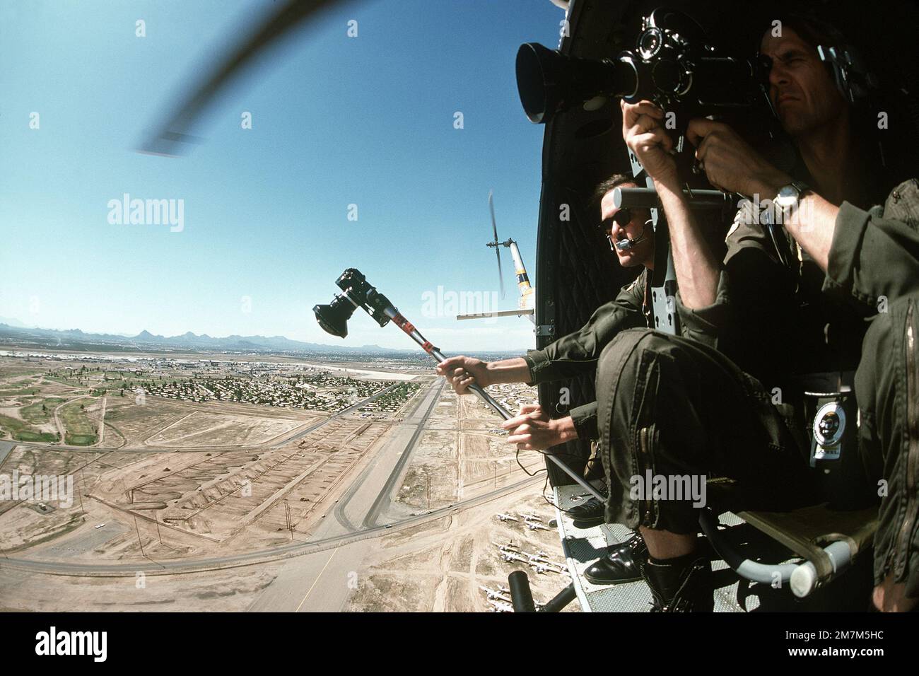 Photojournalist SSGT J. Scott Crist and Motion Picture Cameraman SMSGT ...