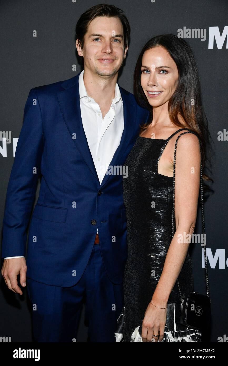 Craig Coyne, left, and Barbara Bush attend the MoMA Film Benefit ...