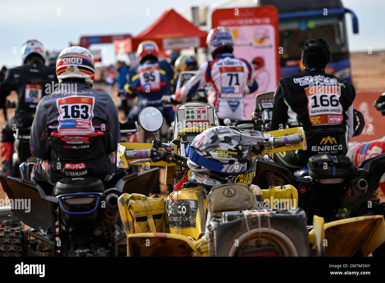 Quad illustration during the Stage 9 of the Dakar 2023 between Riyadh ...