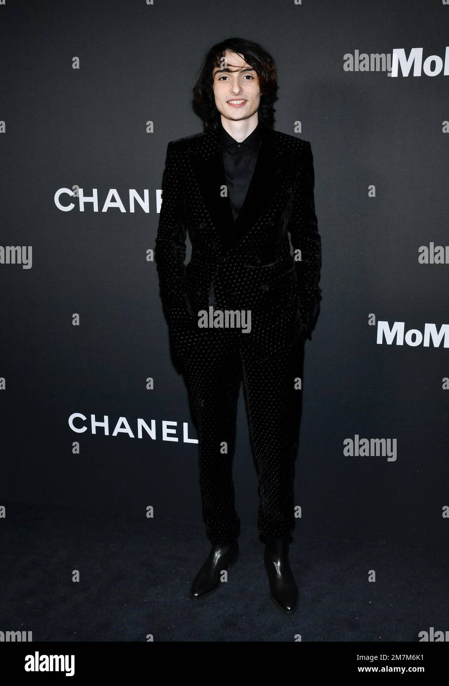 Finn Wolfhard attends the MoMA Film Benefit honoring Guillermo del Toro ...