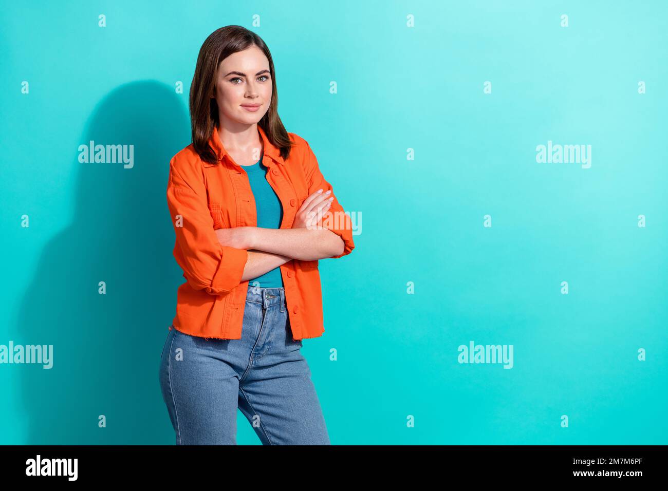 Photo of adorable lovely lady professional hr wear stylish clothes ...