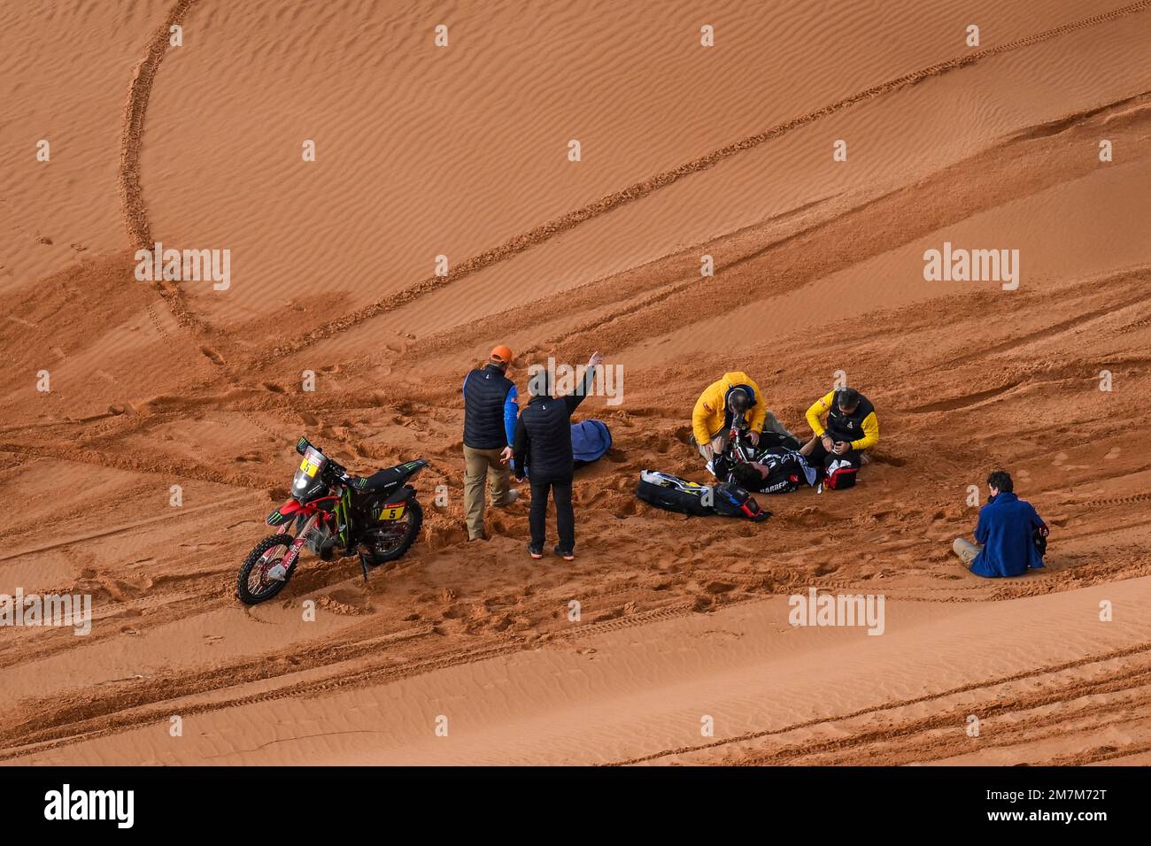 05 BARREDA Joan (spa), Monster Energy JB Team, Moto, Motul, injured ...