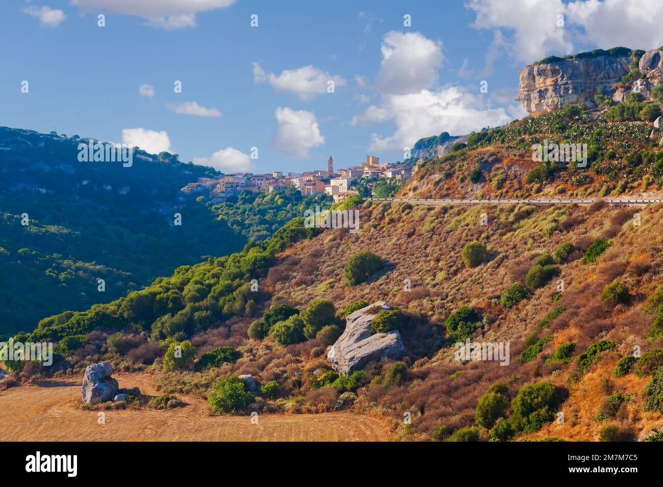 Mountain Vilage Aggius, Valle della Luna, Sardinia Island, Italy Stock ...