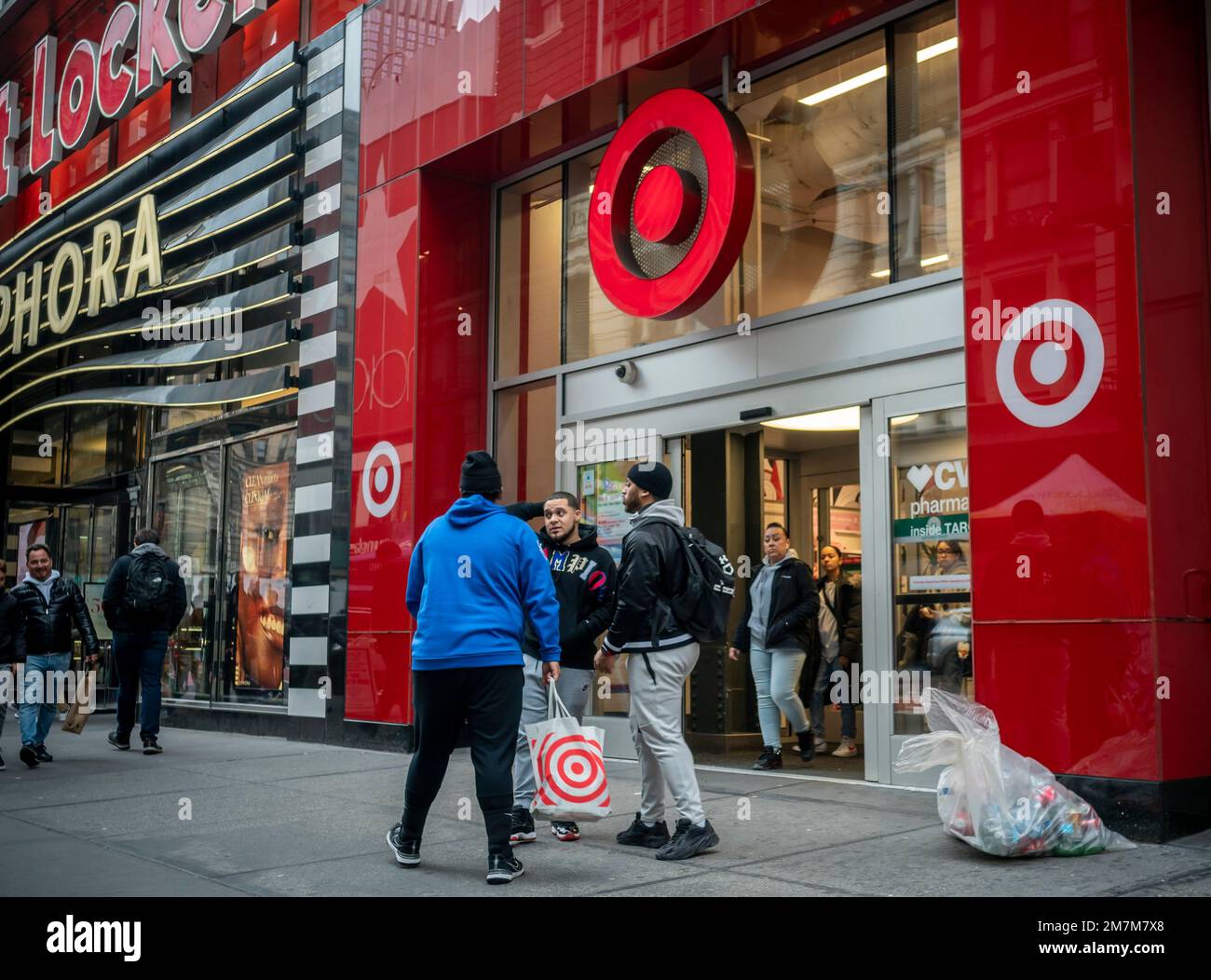 Exterior of the Target store in Herald Square in New York on Thursday ...