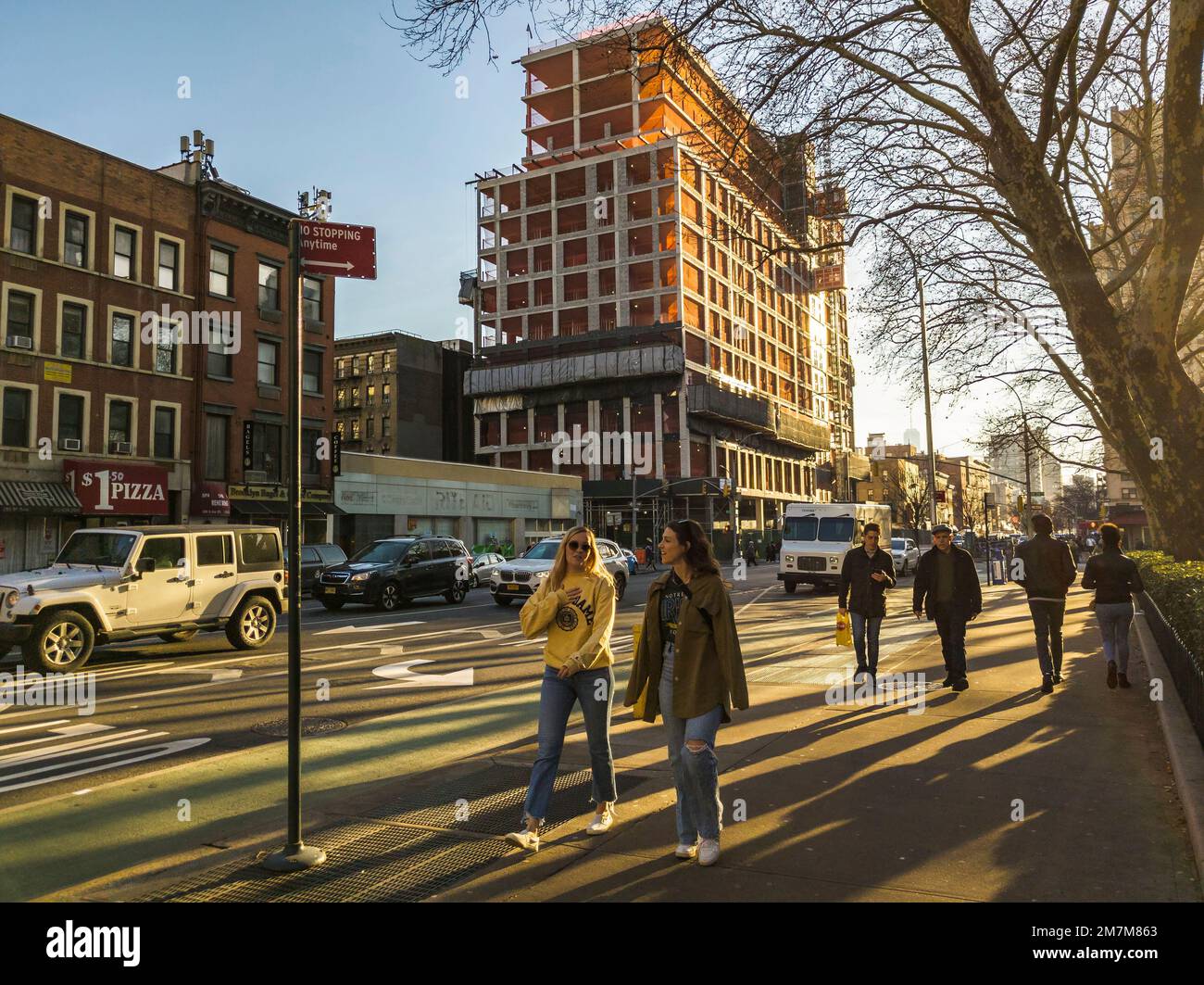 Construction of senior affordable housing in Chelsea in New York on ...