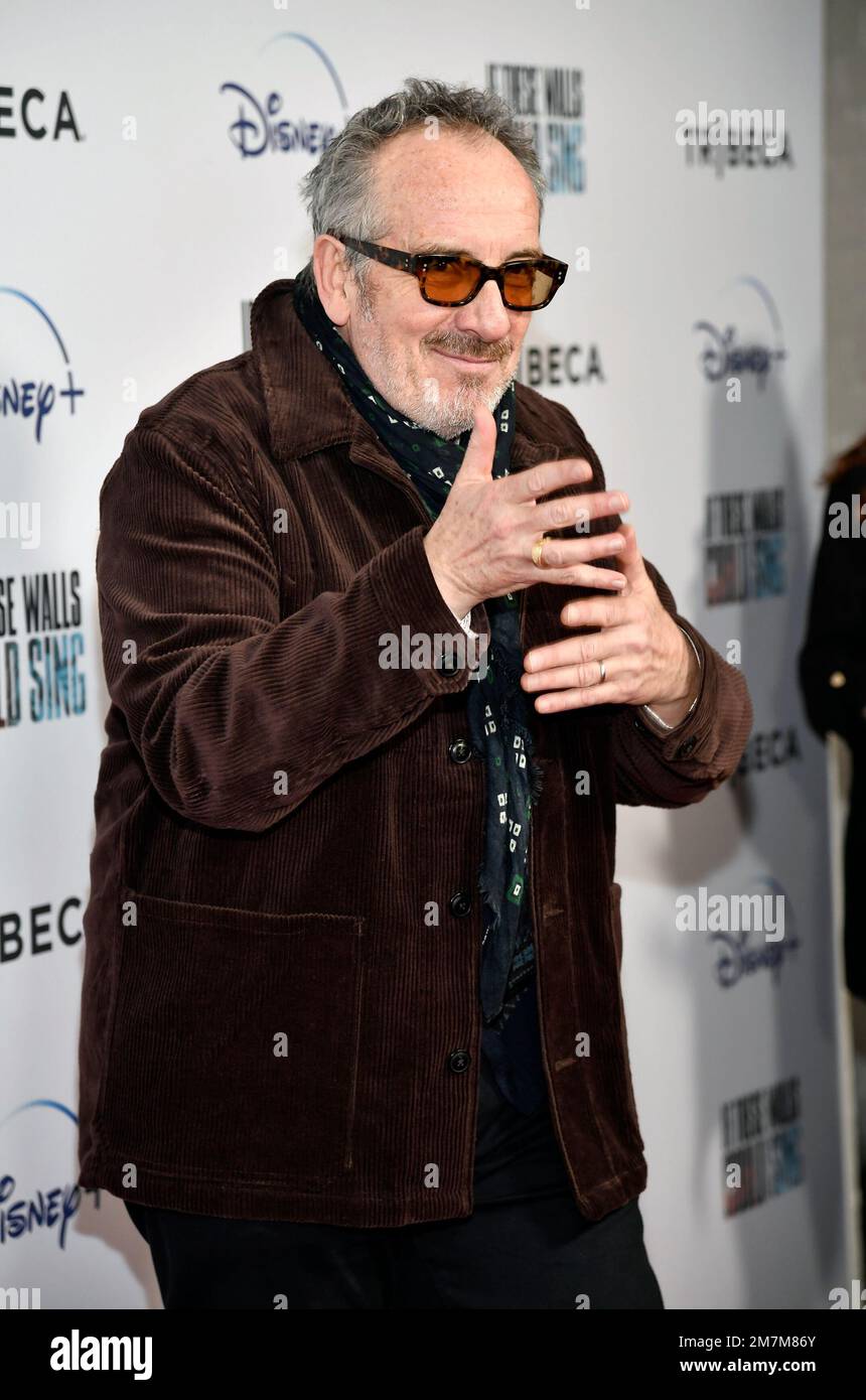 Elvis Costello attends the "If These Walls Could Sing" premiere at ...