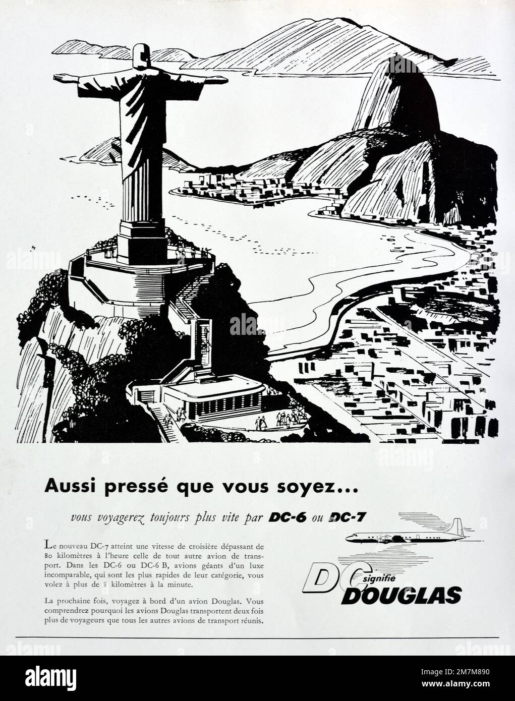 Vintage or Old Advert, Advertisement, Publicity or Illustration for DC ...