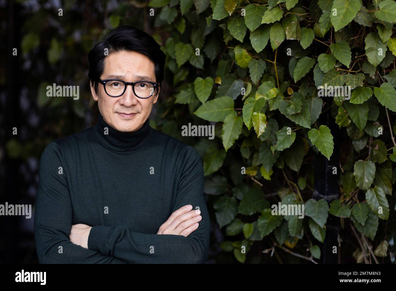 Ke Huy Quan, star of "Everything Everywhere All at Once," poses for a ...
