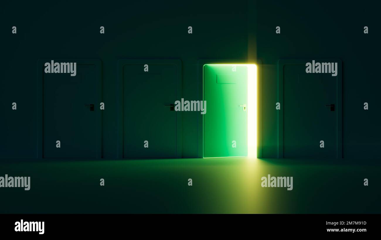 Light coming from door hi-res stock photography and images - Alamy