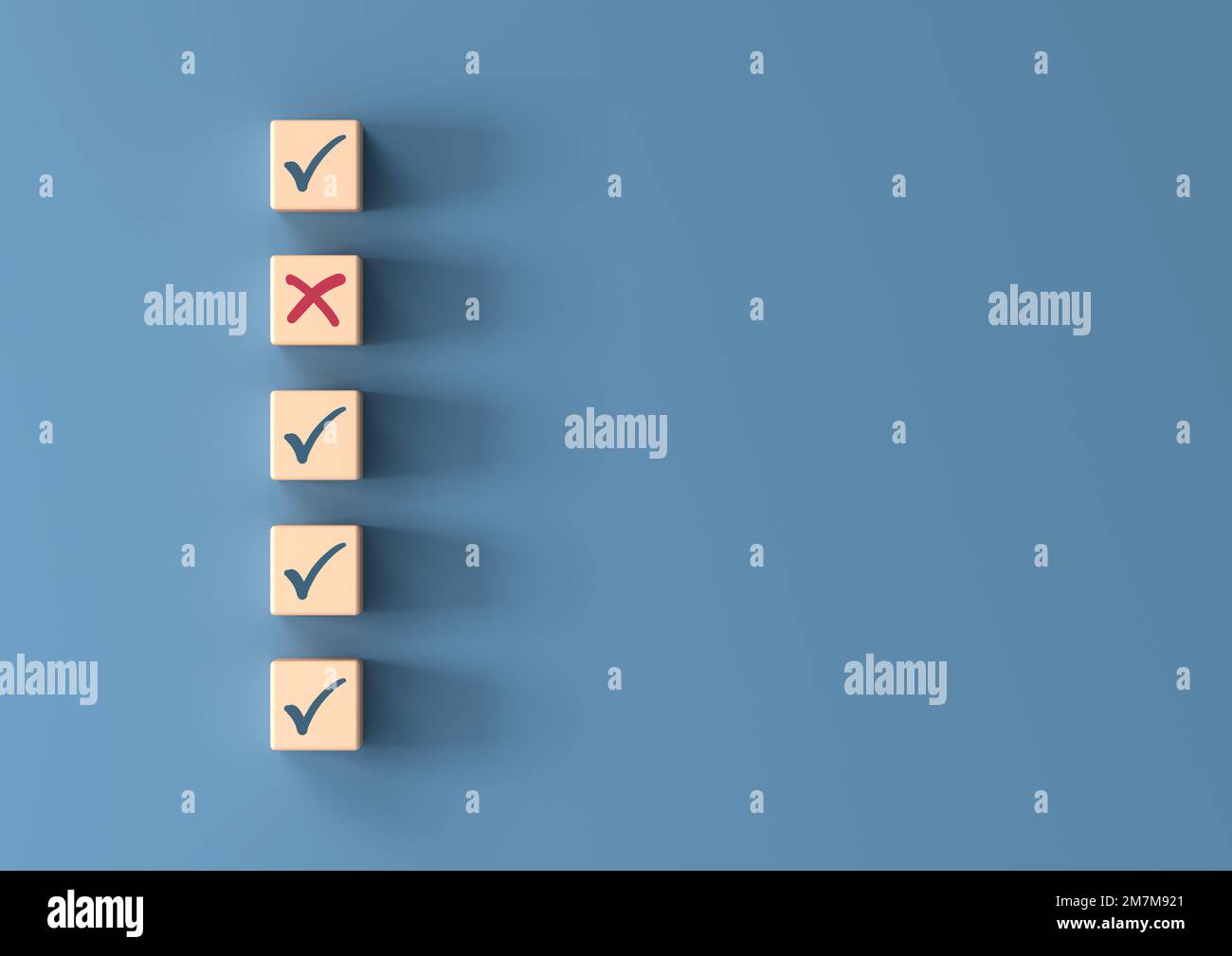 Background image to list all correct listings, but with 1 wrong entry ...
