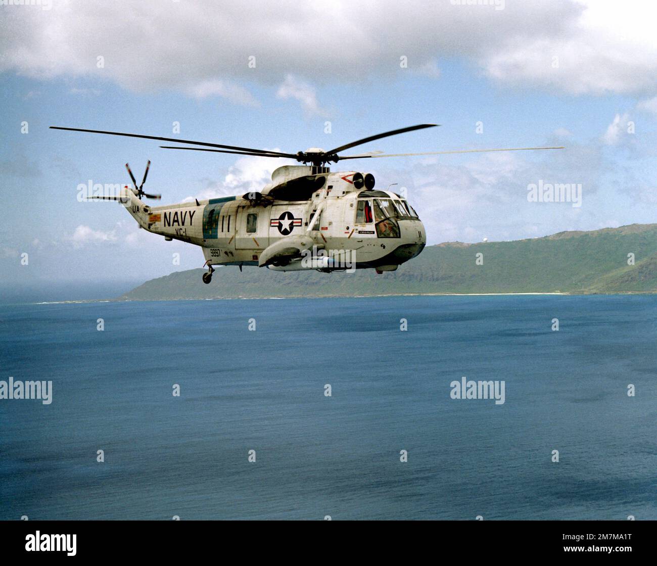 A right front view of a Fleet Composite Squadron 1 (VC-1) SH-3A Sea ...
