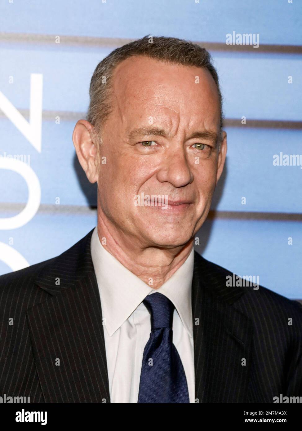 Actor Tom Hanks attends a special screening of "A Man Called Otto" at ...