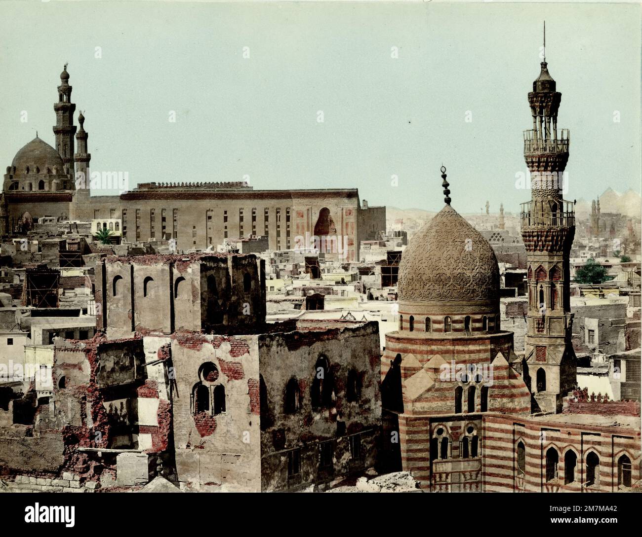 Wilhelm Hammerschmidt studio: Vintage 19th c. photo - view of Cairo Stock Photo - Alamy