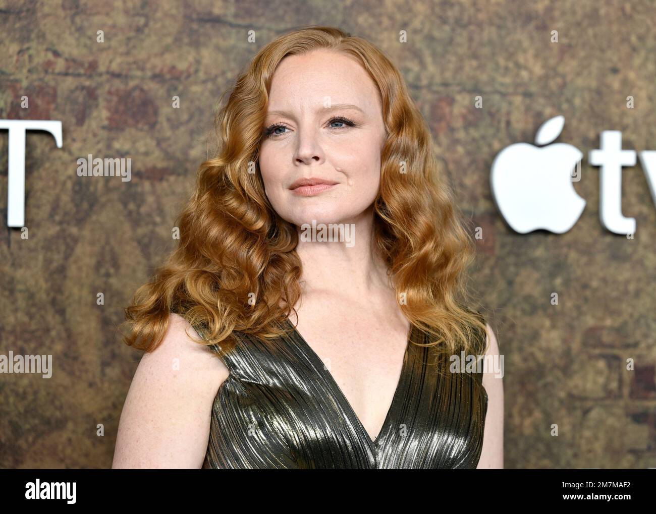 Lauren Ambrose attends the premiere of Apple+ TV's "Servant" Season 4 ...