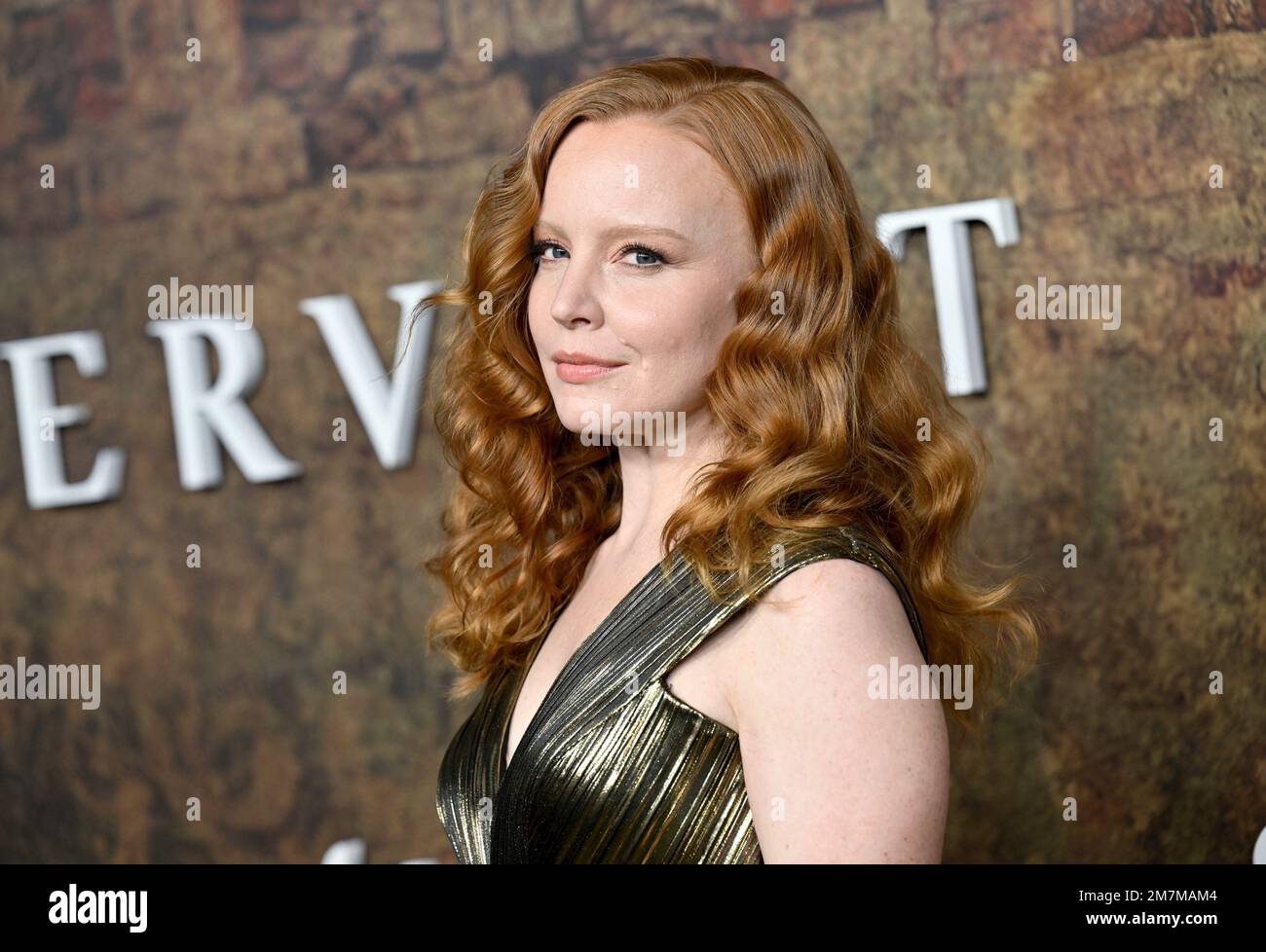 Lauren Ambrose attends the premiere of Apple+ TV's "Servant" Season 4 ...