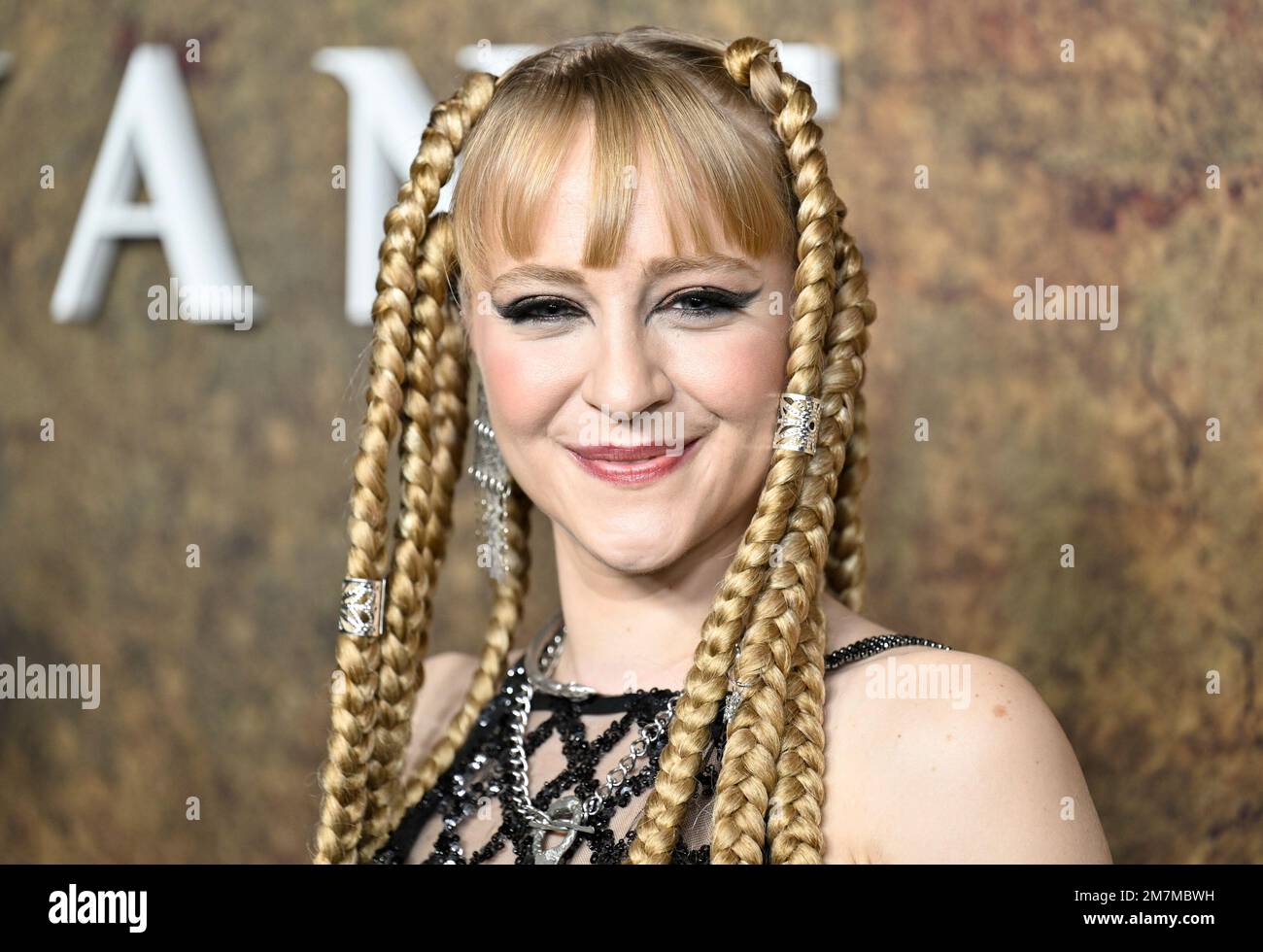 Mathilde DeHaye attends the premiere of Apple+ TV's "Servant" Season 4 ...