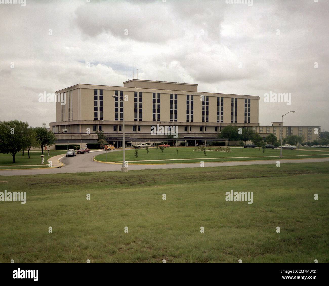 A view of Darnall Army Hospital, a 285-bed facility located west of ...