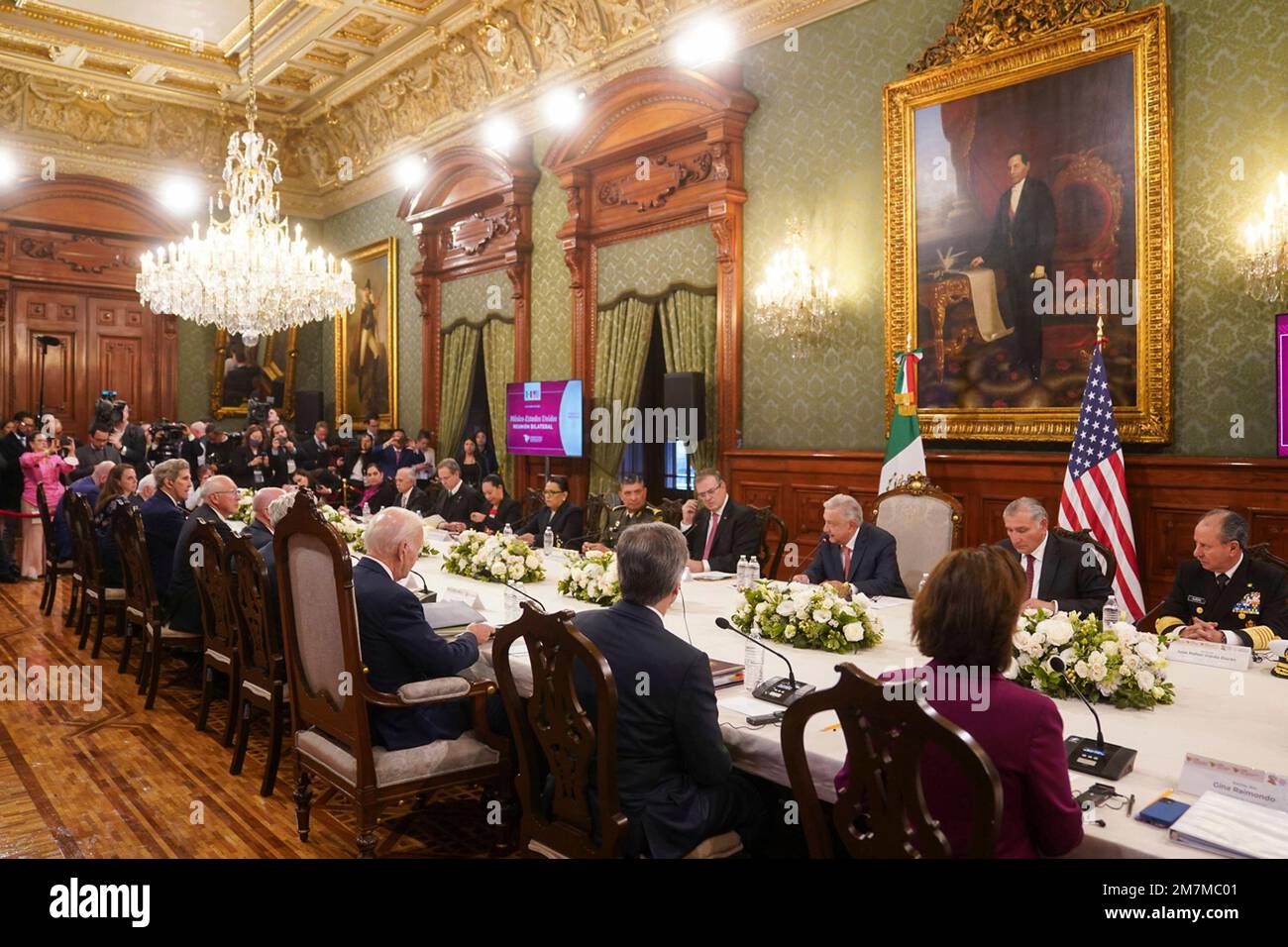 Mexico City, Mexico. 09th Jan, 2023. U.S President Joe Biden, and ...