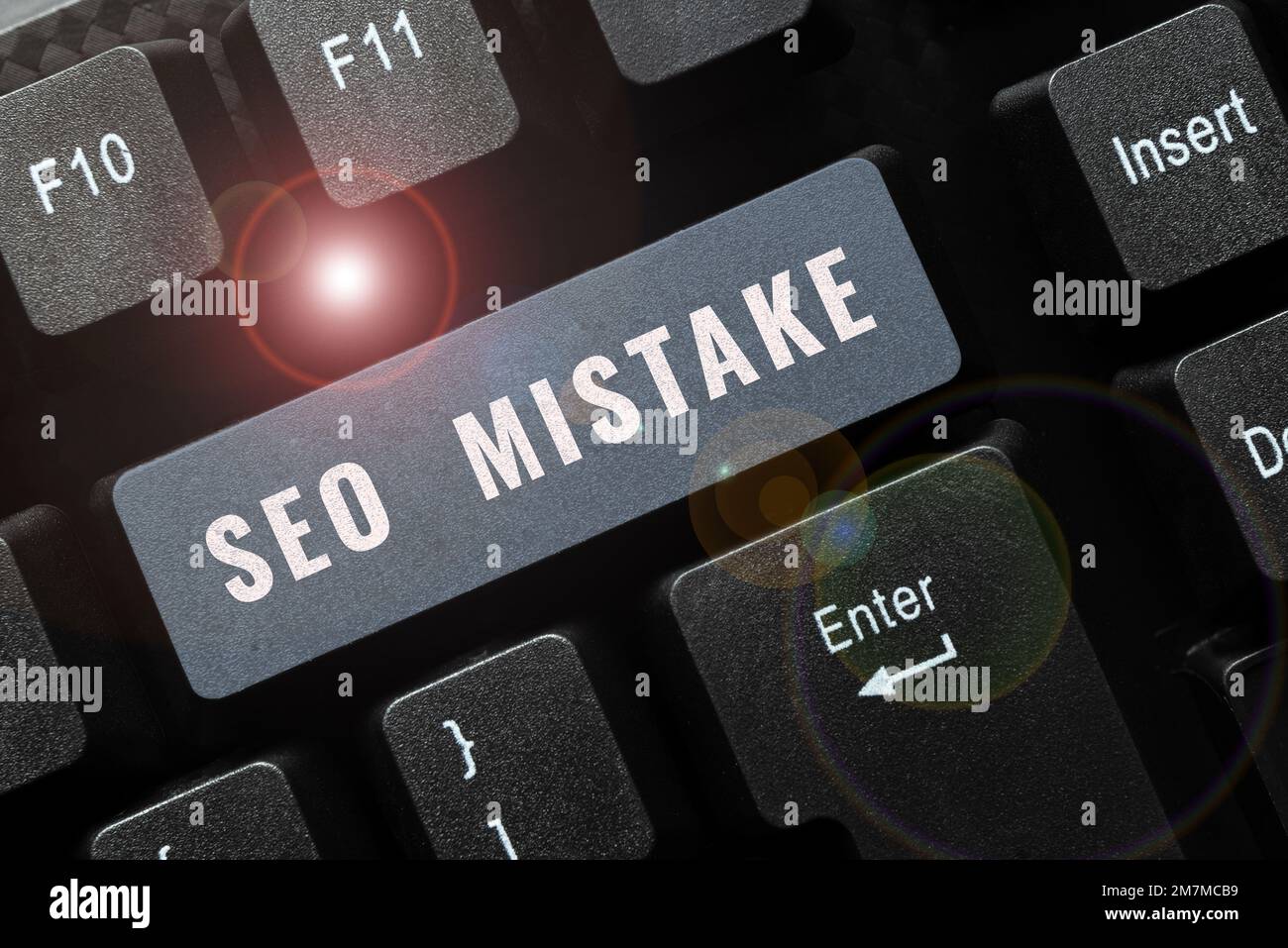 Inspiration showing sign Seo Mistake. Business idea action or judgment ...