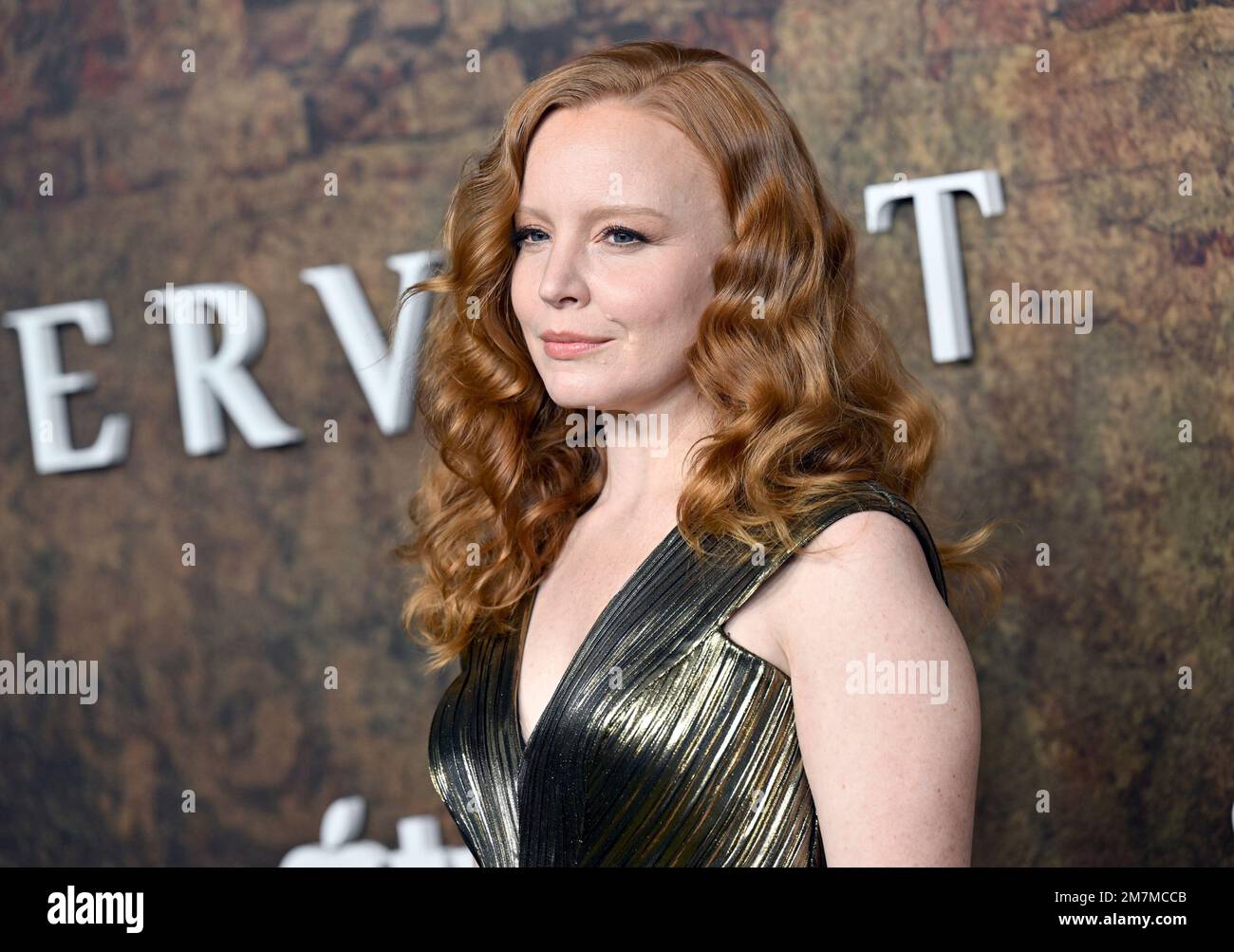 Lauren Ambrose attends the premiere of Apple+ TV's "Servant" Season 4 ...