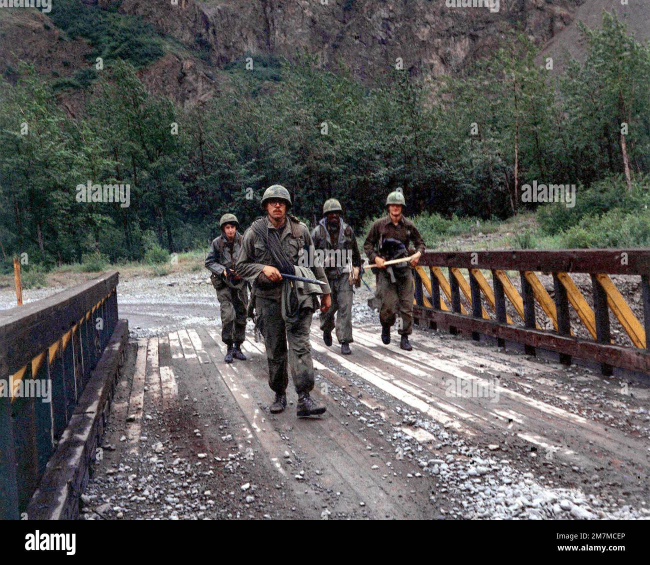 SGT Glenn Southwick, an instructor with the Snow Hawk Fledging Course ...