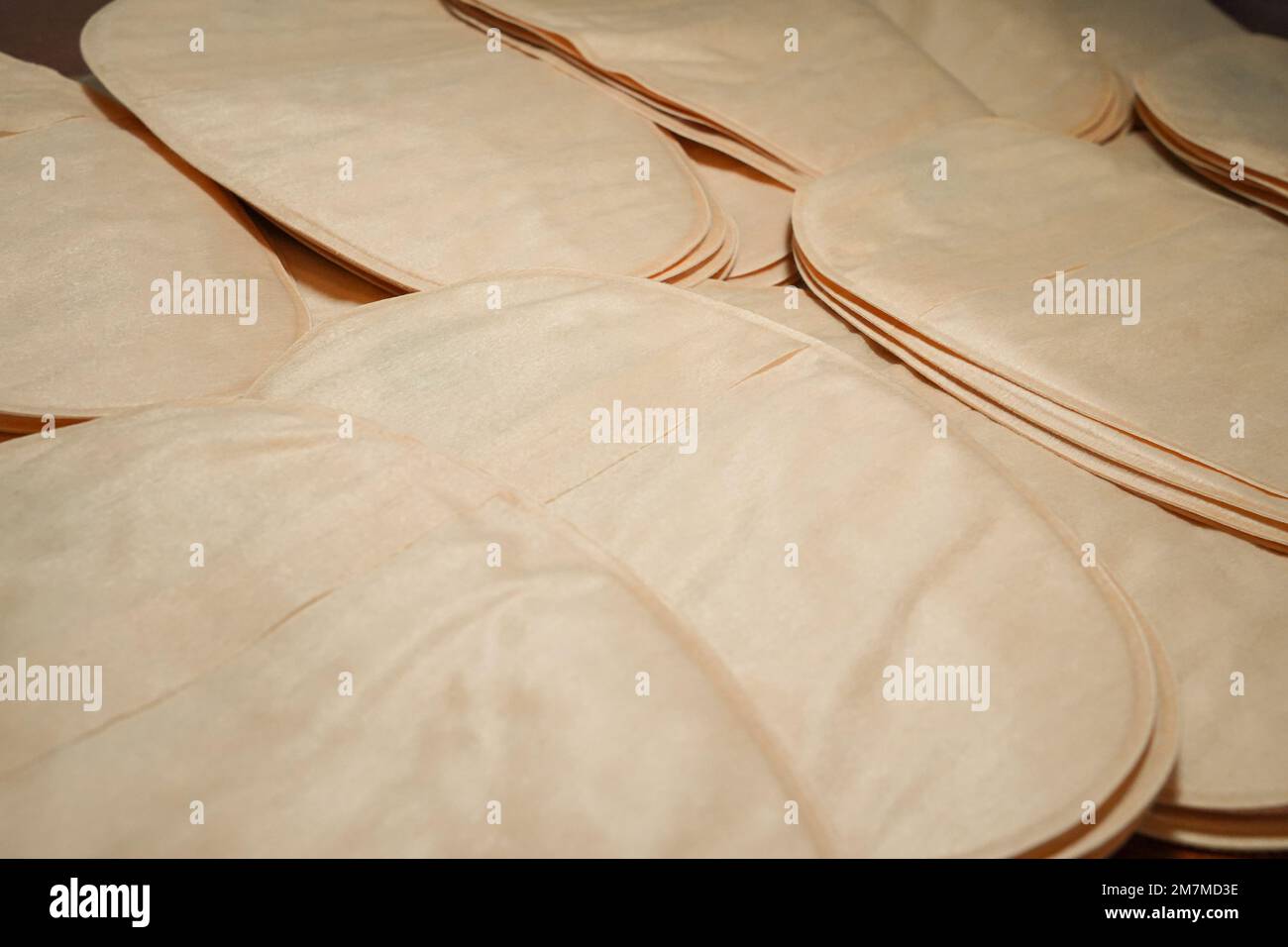 stack of ostomy bags close-up. colon cancer Stock Photo - Alamy