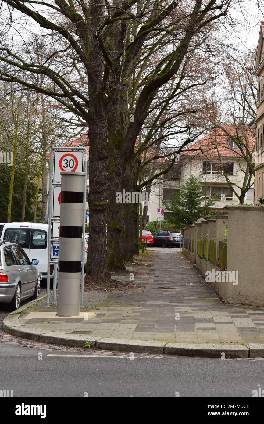 speed trap column Stock Photo - Alamy