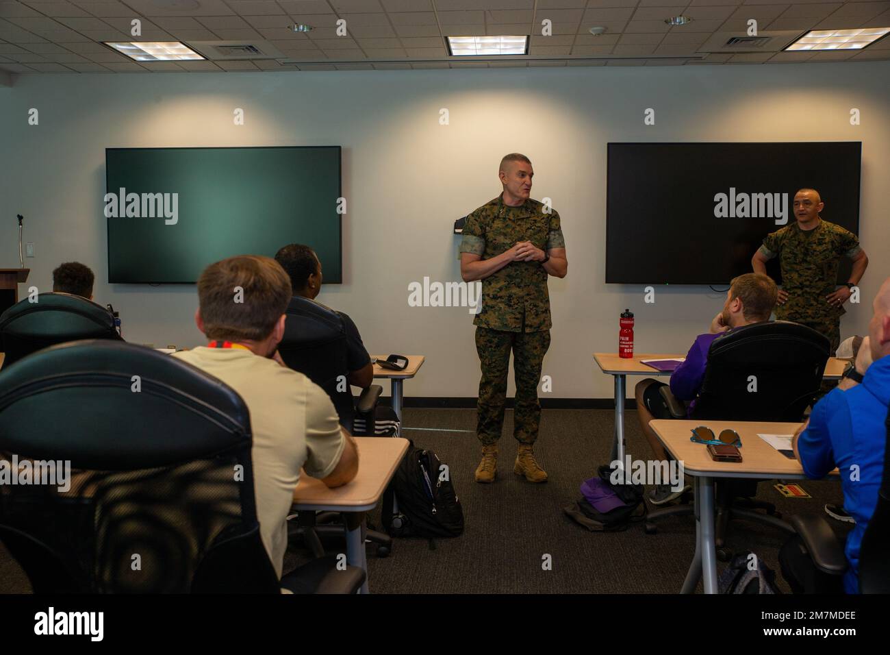 U.S. Marines Major Gen. Jason Q. Bohm, the Commanding General of Marine ...