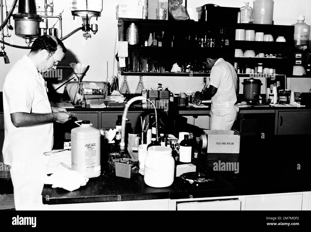 The inpatient pharmacy manufacturing area where prescriptions are ...