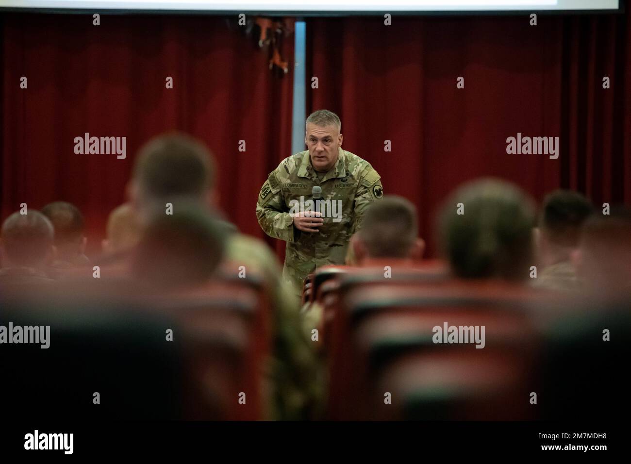 U.S. Army Reserve Command Sgt. Maj. Andrew Lombardo, the 14th Command ...