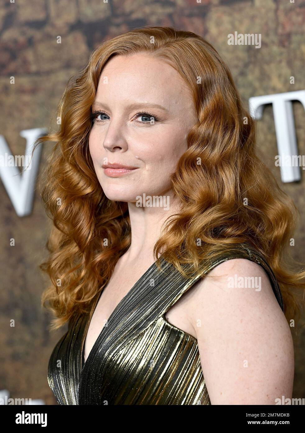 Lauren Ambrose attends the premiere of Apple+ TV's "Servant" Season 4 ...