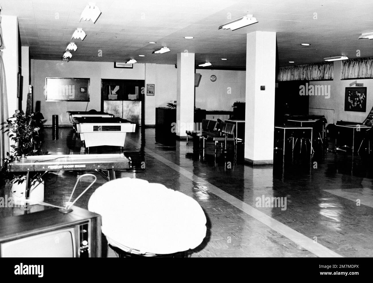 The Red Cross lounge for patients at the U.S. Army Hospital, Camp Kuwae ...