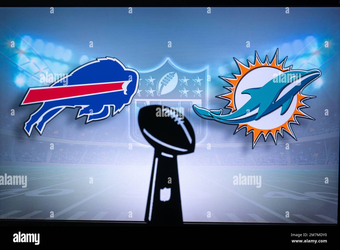 Hard rock stadium logo hi-res stock photography and images - Alamy