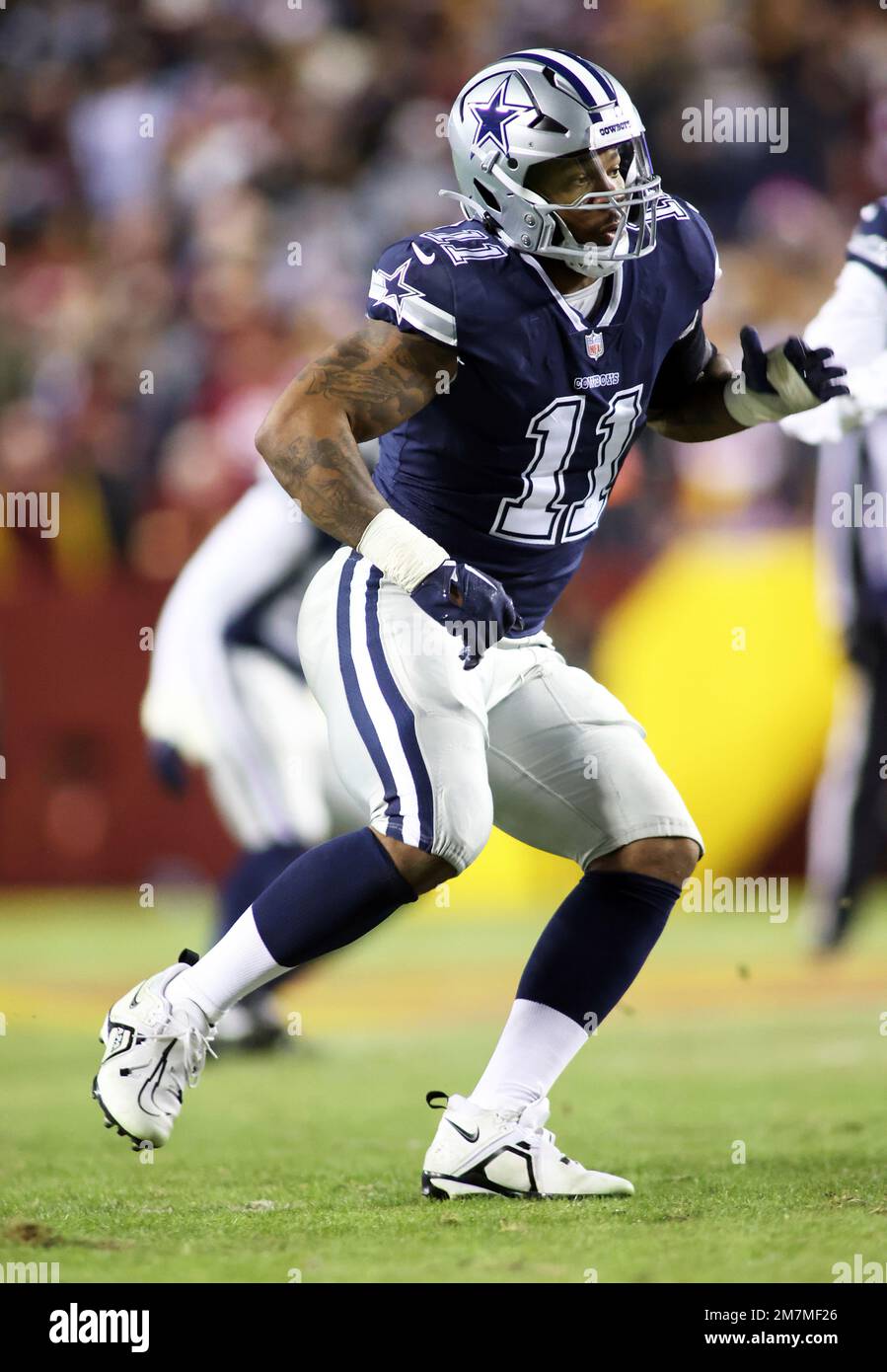 Dallas Cowboys linebacker Micah Parsons (11) runs during an NFL ...