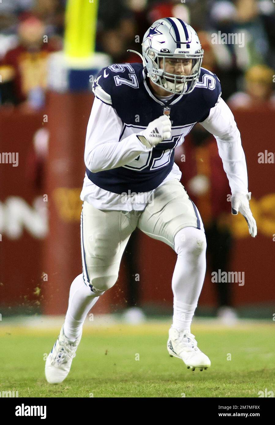 Dallas Cowboys linebacker Luke Gifford (57) runs during an NFL football ...