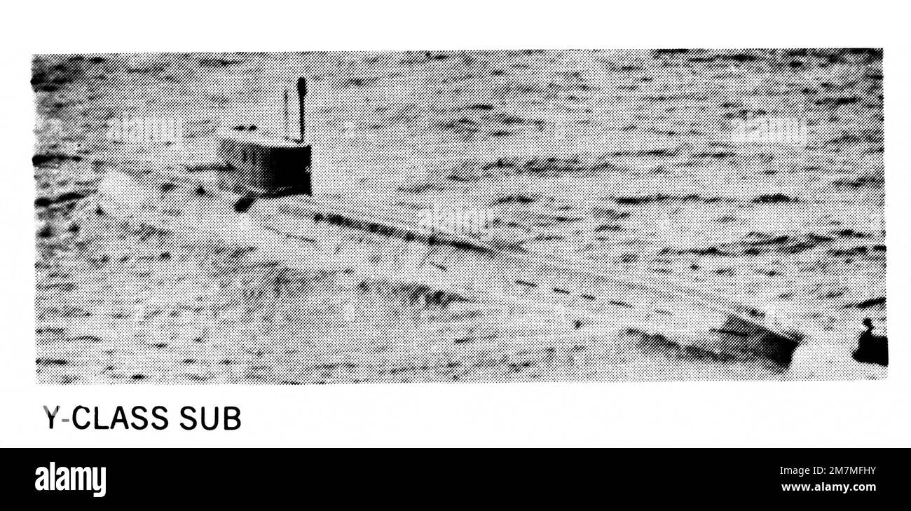 A port quarter view of a Soviet Yankee class ballistic missile ...