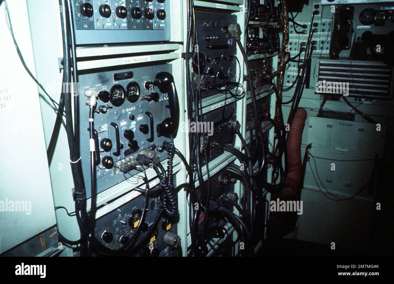 A MRC-69 radio terminal set in use during arctic training exercise Jack ...