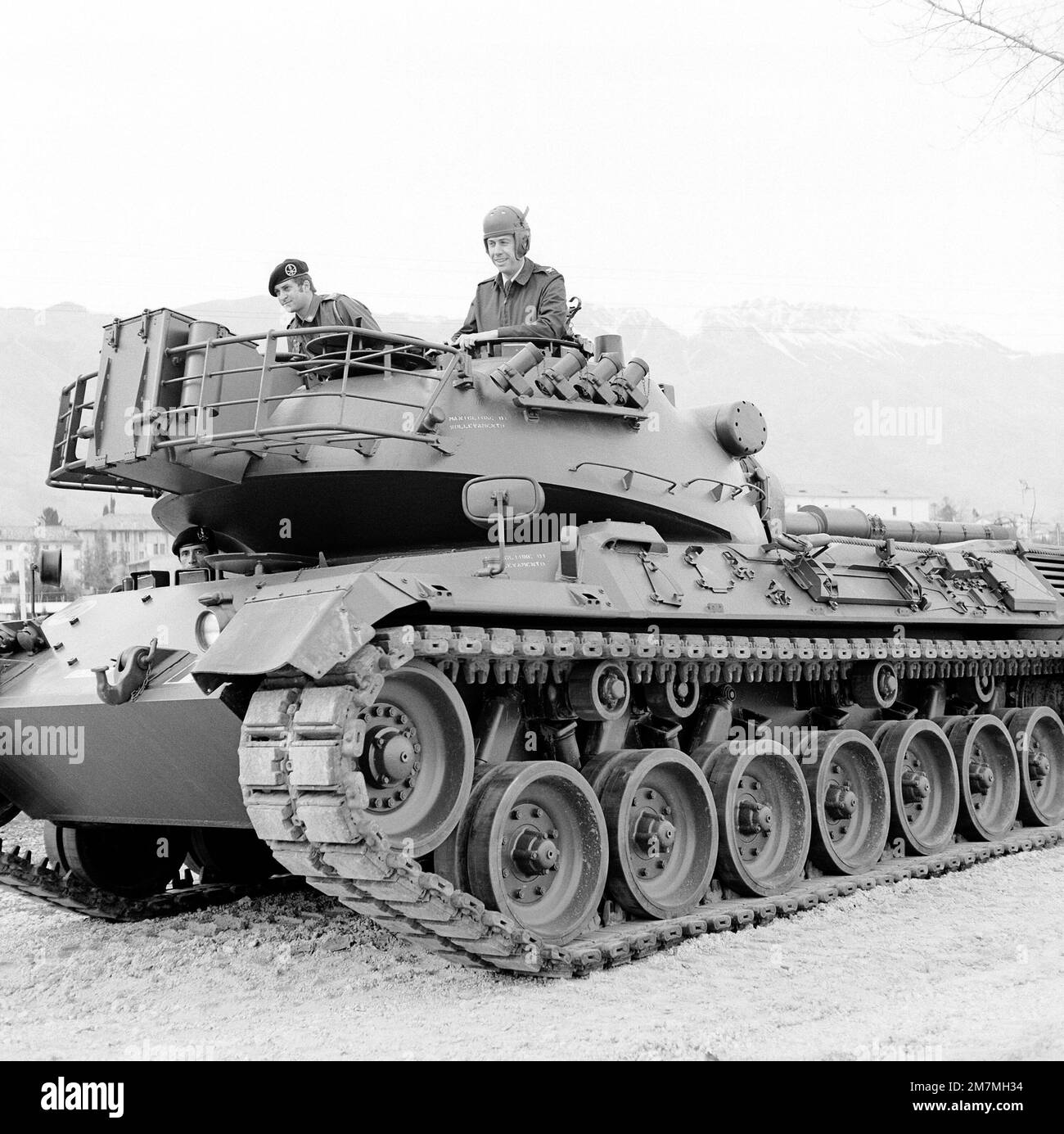 Colonel Jimmy G. Martin, Aviano Air Base Commander, goes for a ride in ...