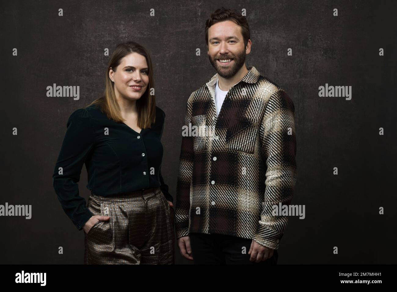 Megan Trinrud, left, and Nate Trinrud, creators, executive producers ...