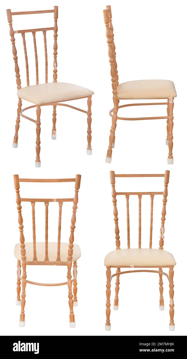 Stool for a home or cafe. An element of the interior. Isolated from the ...