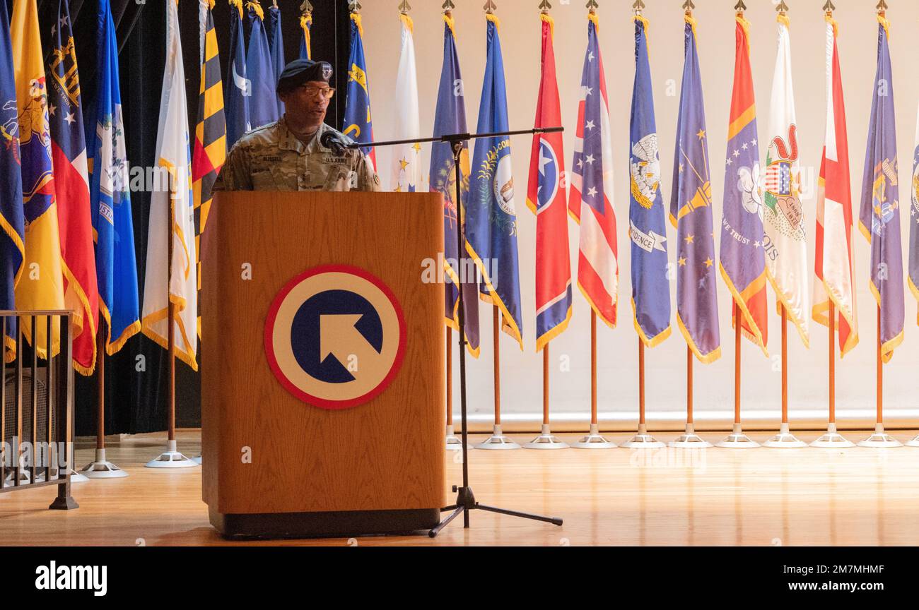 Maj. Gen. Michel M. Russell Sr., commanding general, 1st Theater ...
