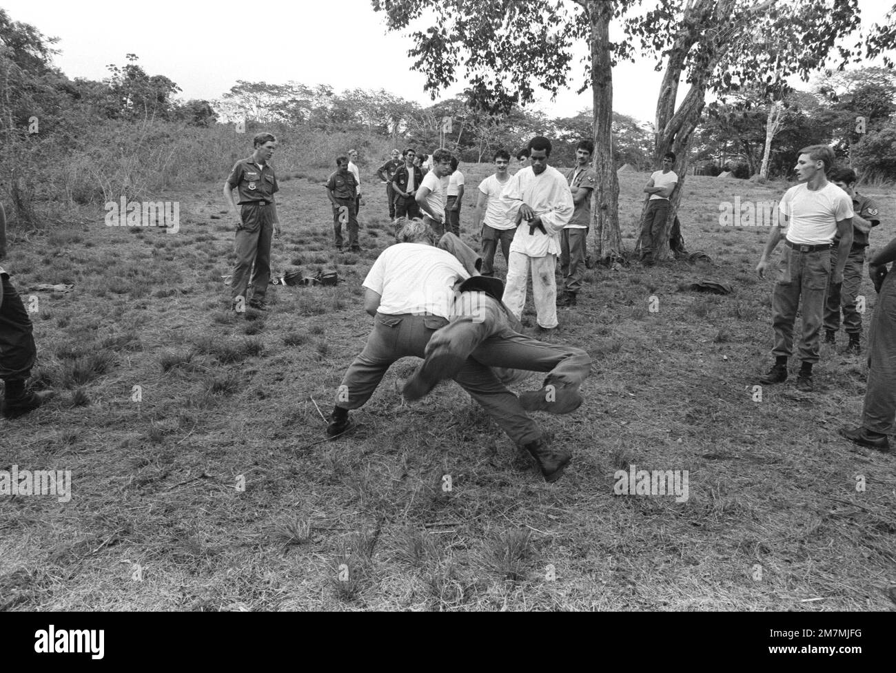 Howard's civil engineering Prime Beef C-team observes a hand-to-hand ...