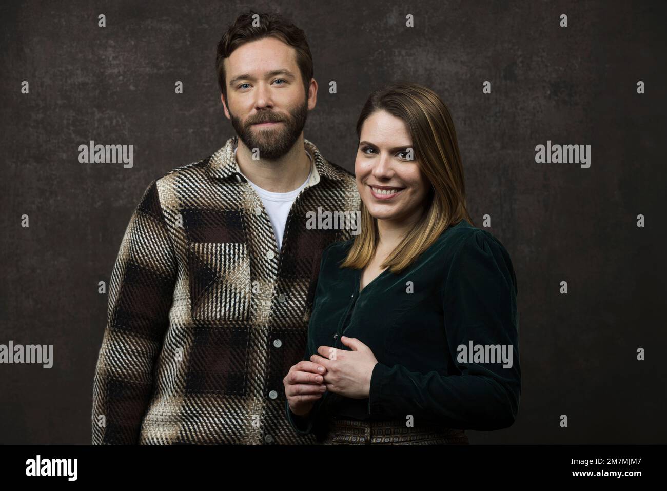 Megan Trinrud, left and Nate Trinrud, creators, executive producers and writers in the ...