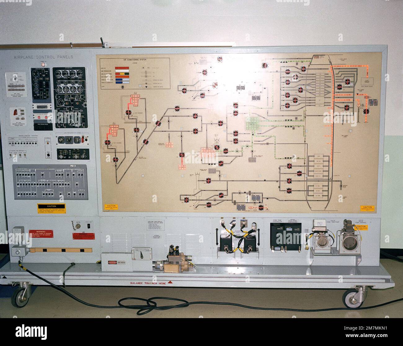 The air-conditioning trainer was developed and built by the Boeing ...