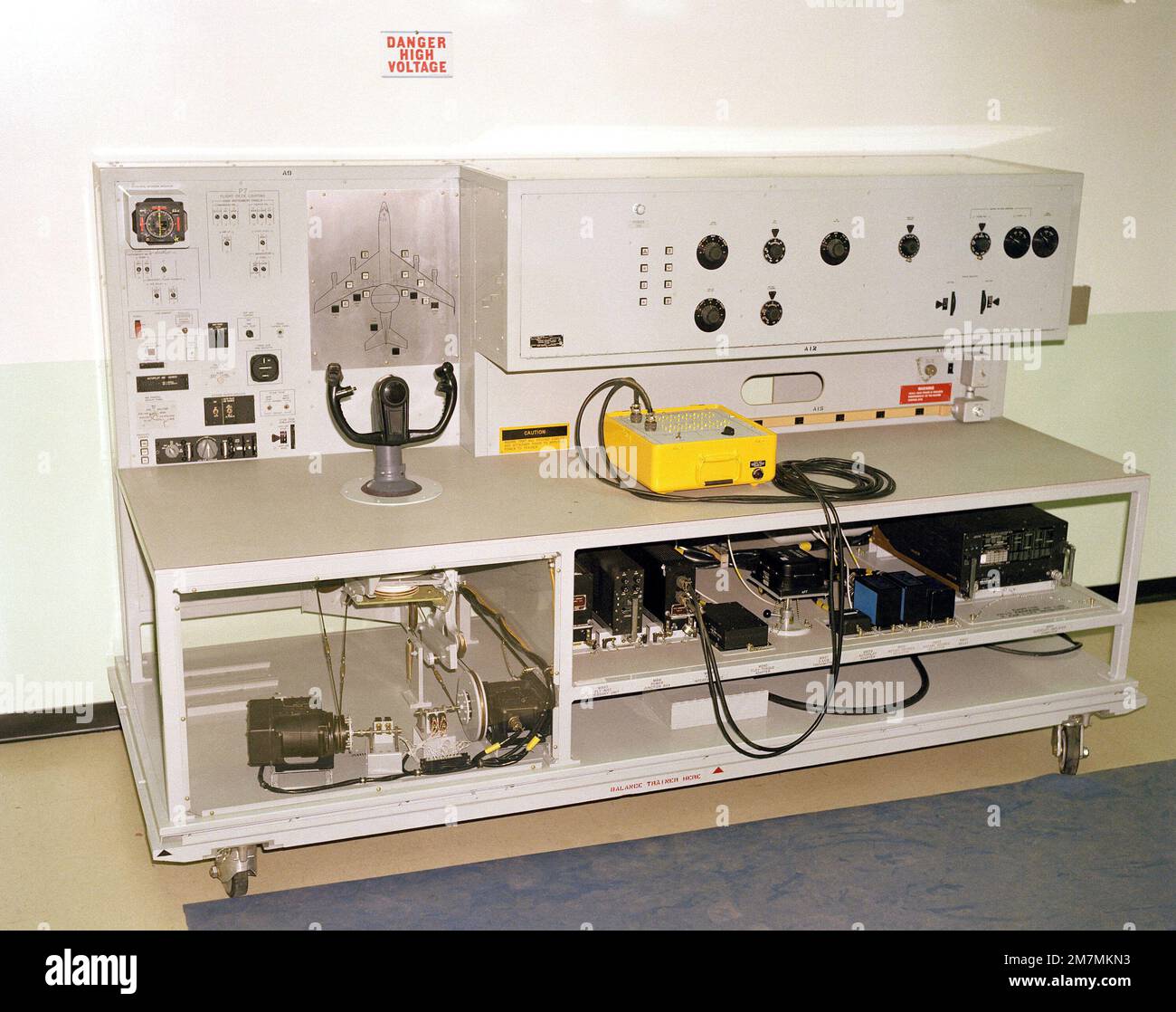 The automatic flight control system trainer was developed by the Boeing ...