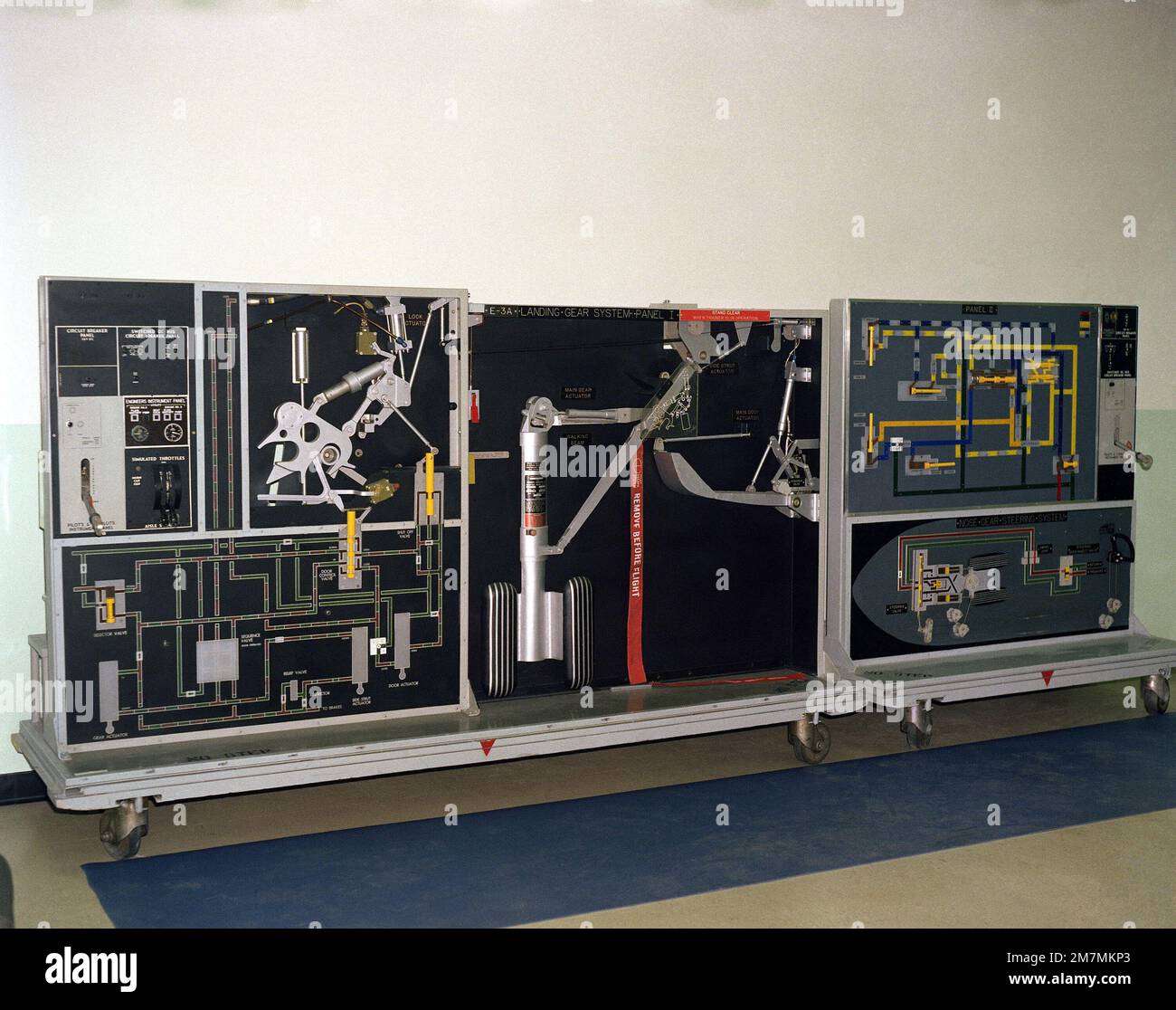 The landing gear hydraulic power system trainer was designed and built ...