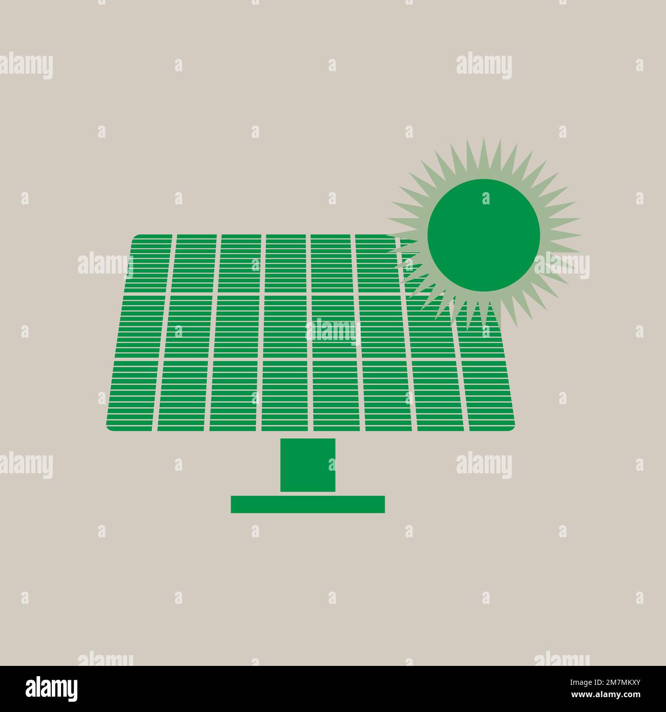 Solar panel icon symbol. Sun energy. Vector illustration Stock Vector ...