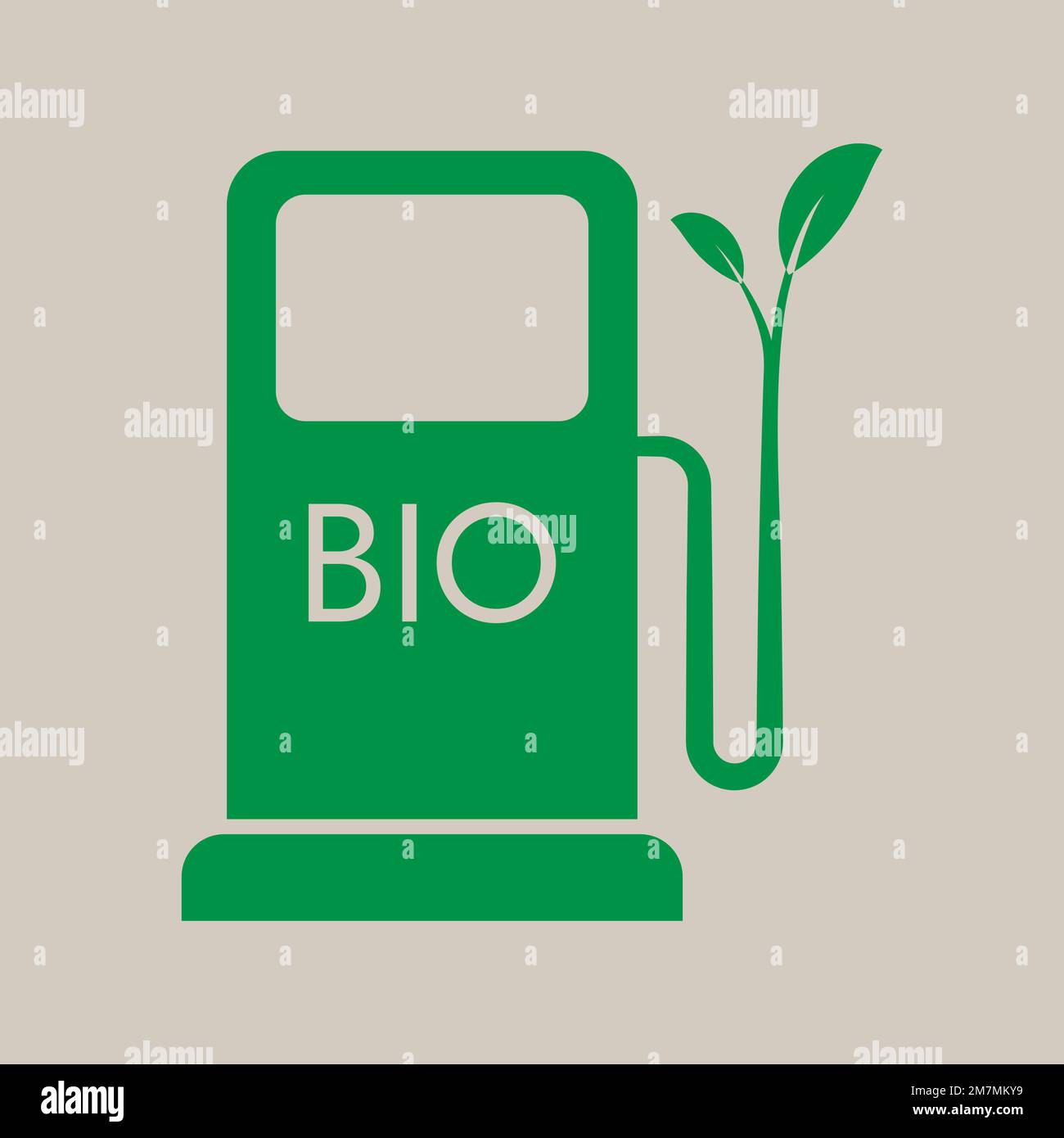 Green Bio fuel icon symbol. Vector illustration Stock Vector Image ...