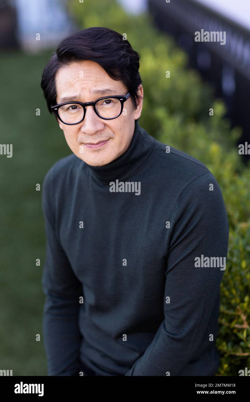 Ke Huy Quan, star of "Everything Everywhere All at Once," poses for a ...