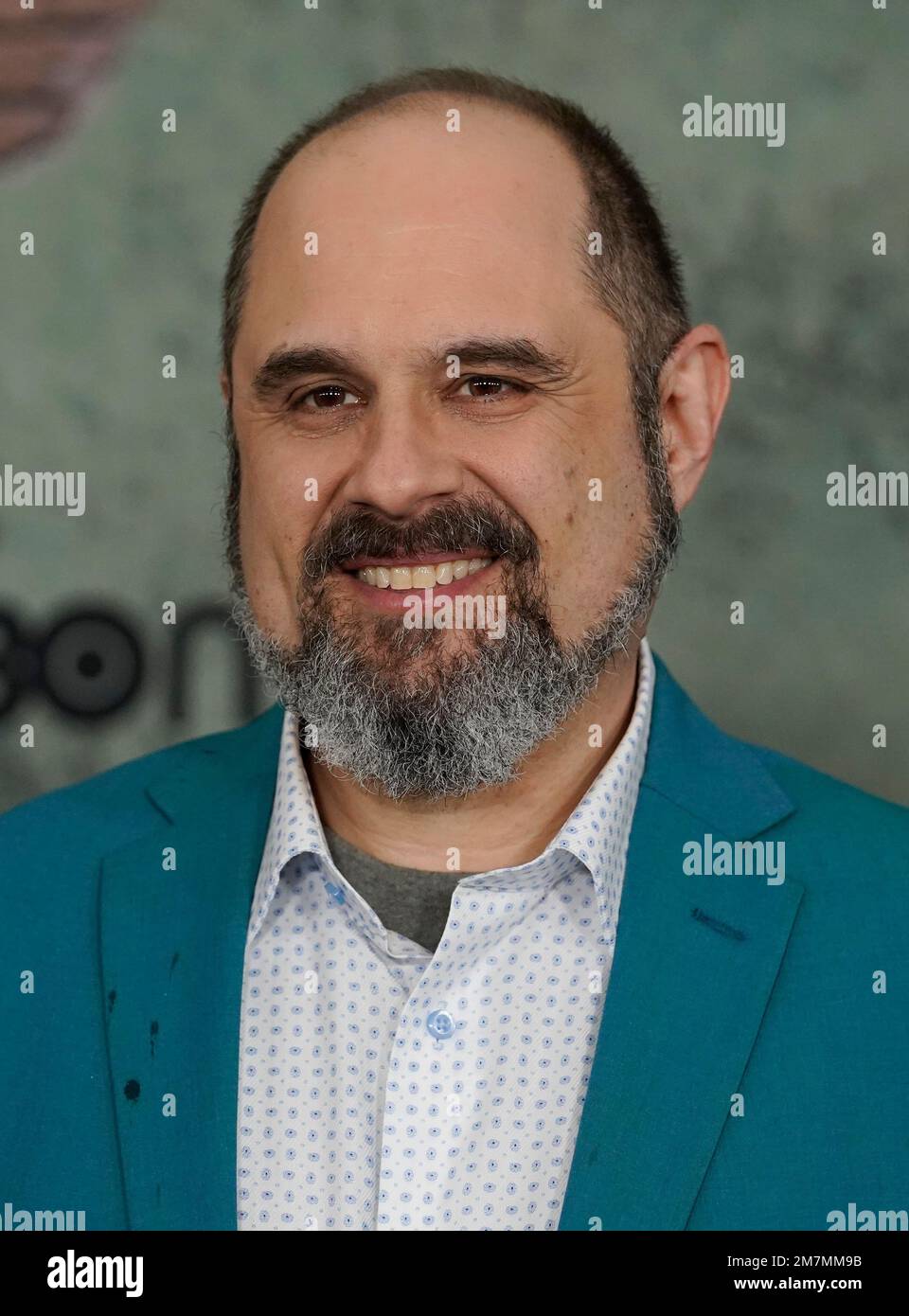 Craig Main poses at the premiere of the HBO series "The Last of Us ...